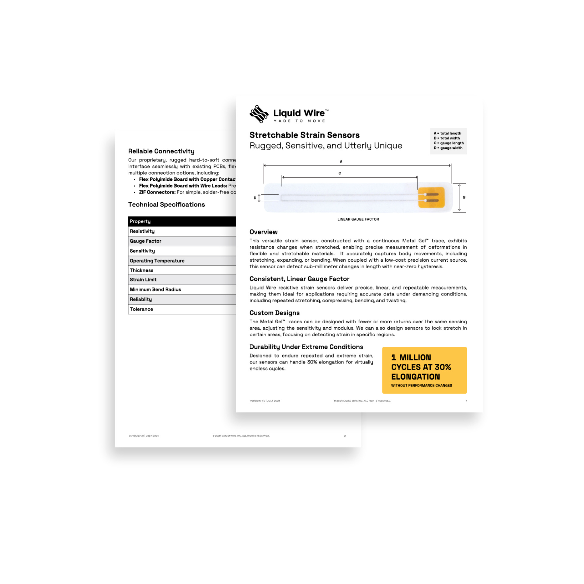 Strain Sensors | Liquid Wire